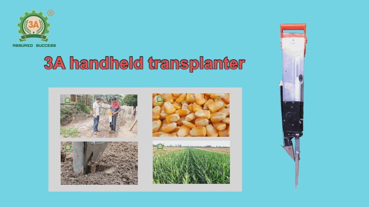 3A hand held transplanter || Seeding machine [3A Machinery] - YouTube