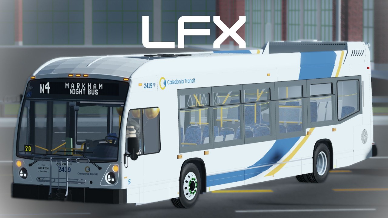 VAMOS Bus Simulator | 2024 NovaBus LFX - Route N4 Markham Night Bus to ...