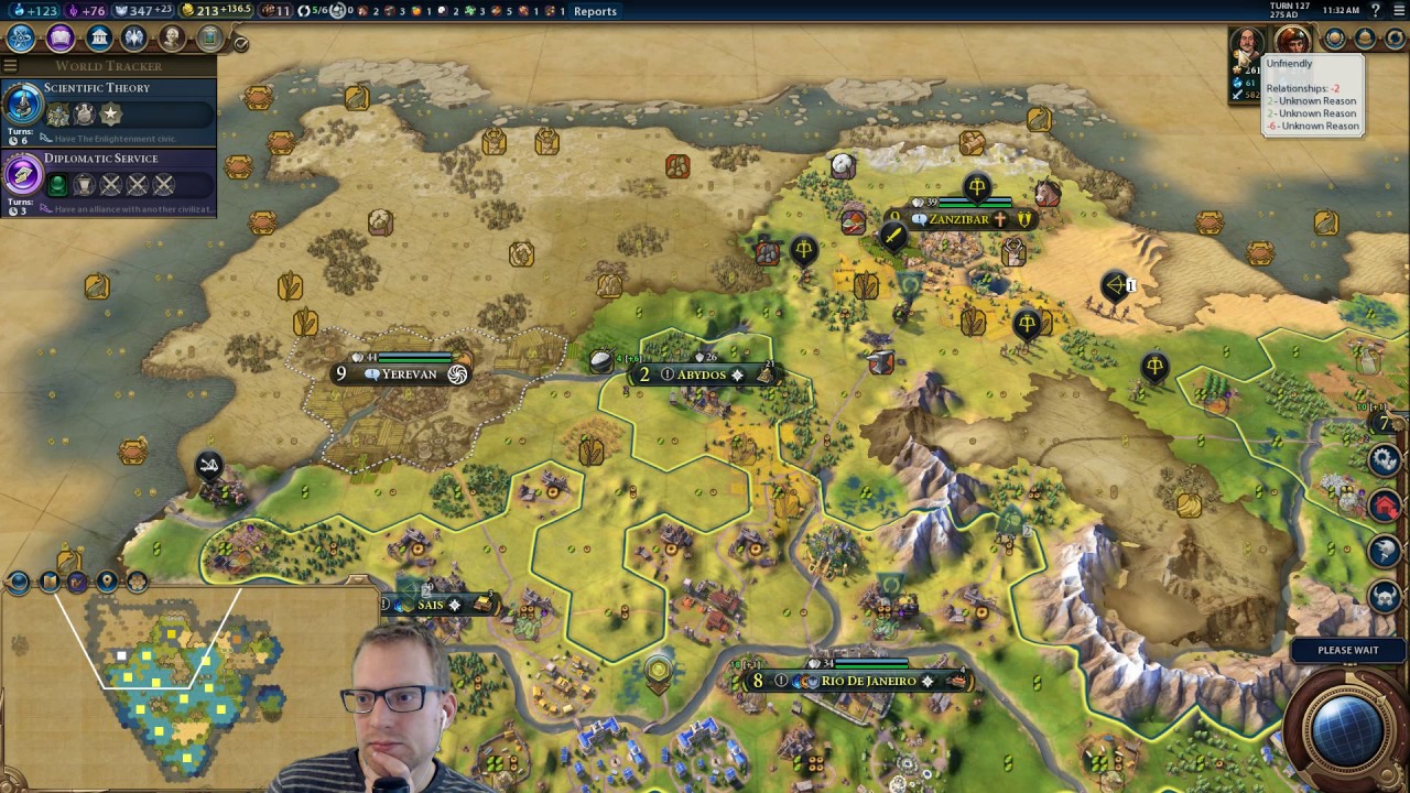 Let's Play Civilization 6 - Cleopatra part 5 - YouTube