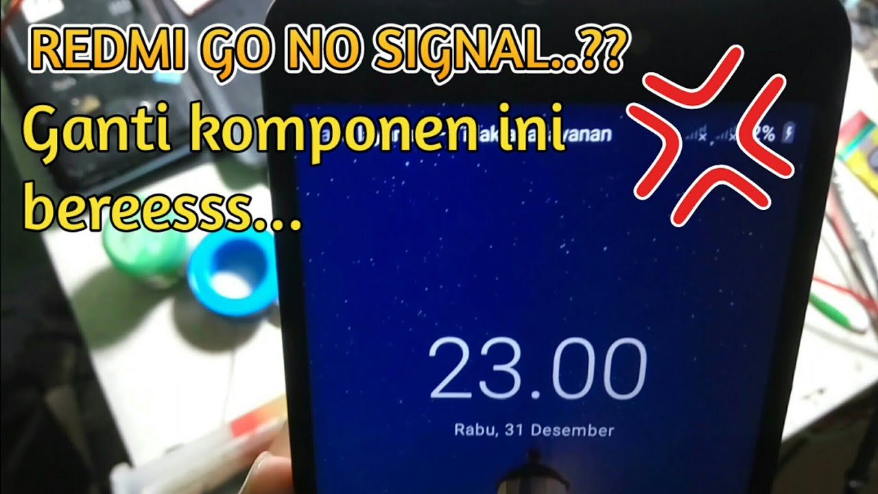 Redmi GO No Signal ~ service step by step - YouTube