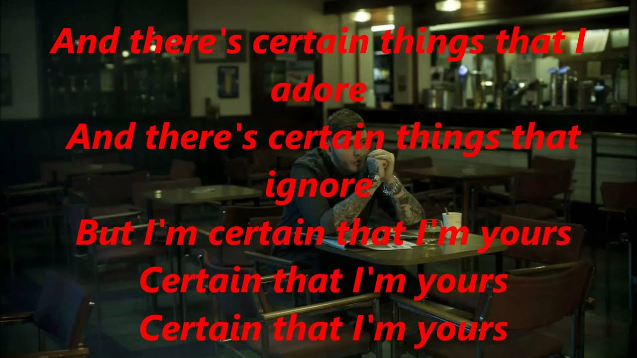 James Arthur-Certain things-Lyrics - YouTube