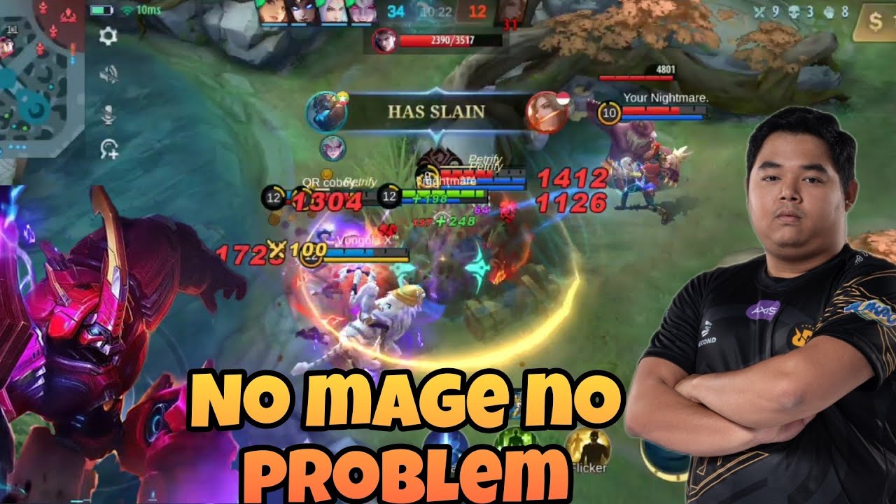 No mage no problem grock is here | Mobile Legends - YouTube