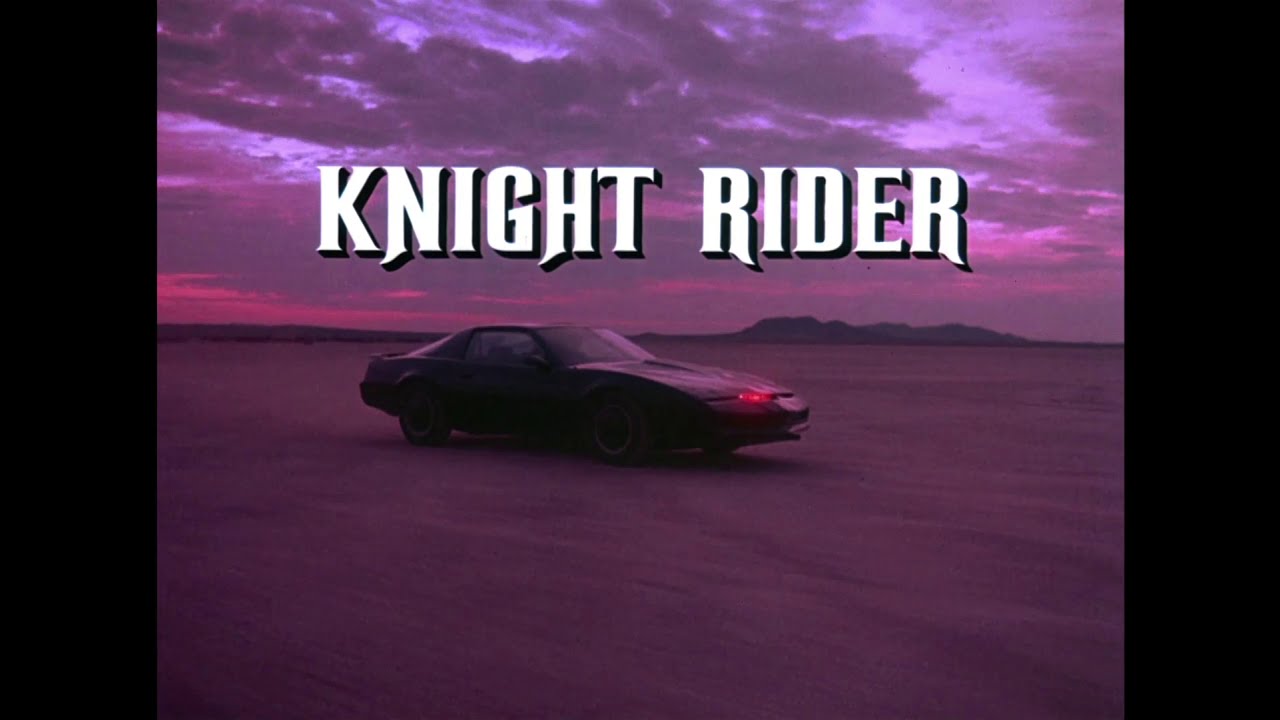 [추억의 미드] 전격 Z 작전 오프닝 Knight Rider Opening Theme - YouTube
