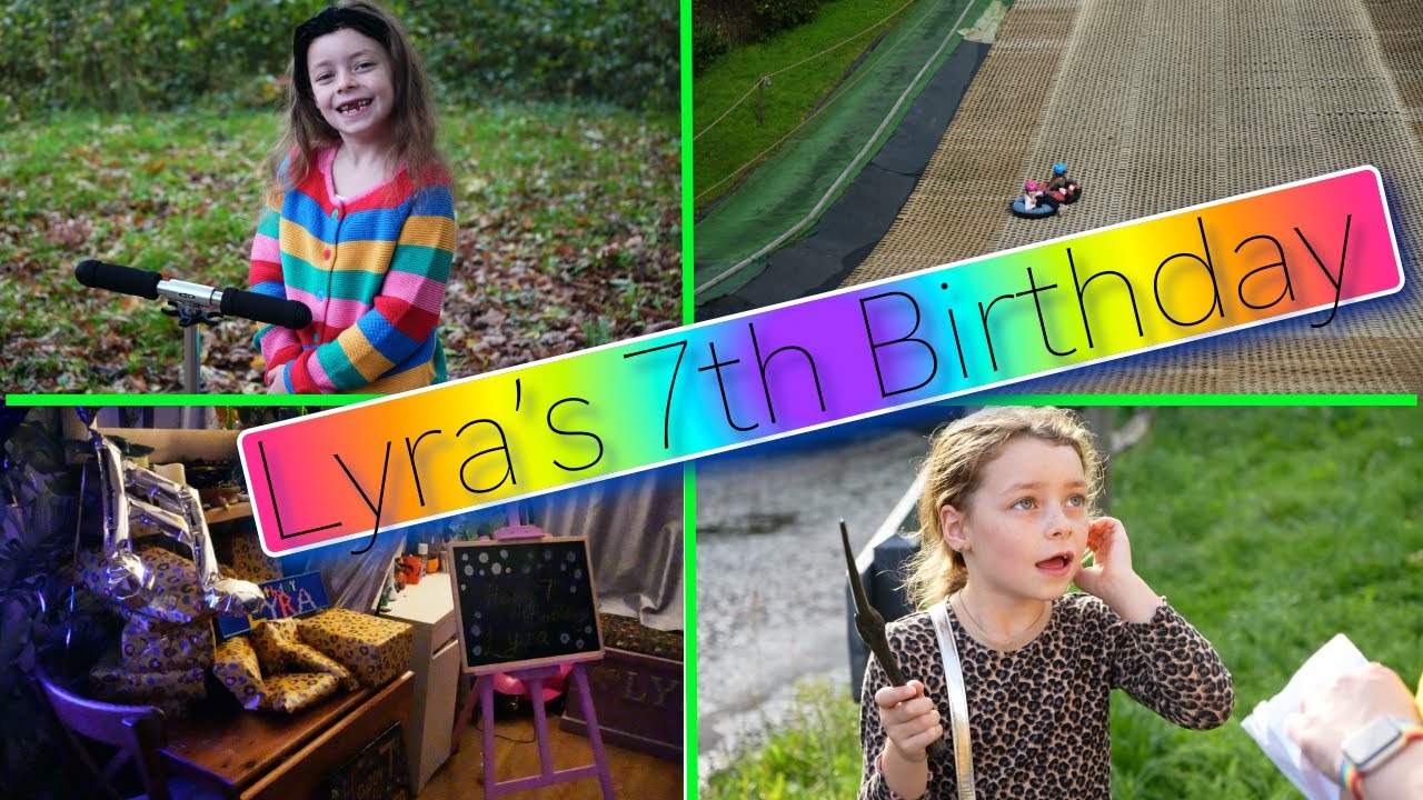 Lyra's 7th Birthday | Presents | Donutting Guildford Ski Slope | Harry ...