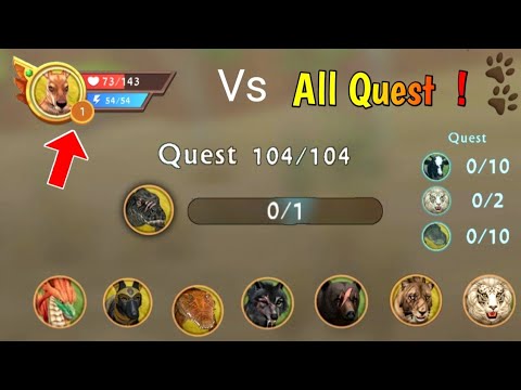 wildcraft LEVEL 1 vs All Quest one by one how much levels we can up after completing all quest 🤯