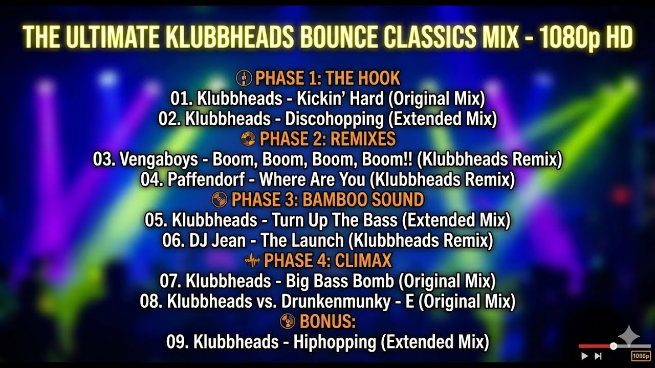 ULTIMATE KLUBBHEADS MIX 🔥 | 90s & 00s Bouncy Hard House Classics ...