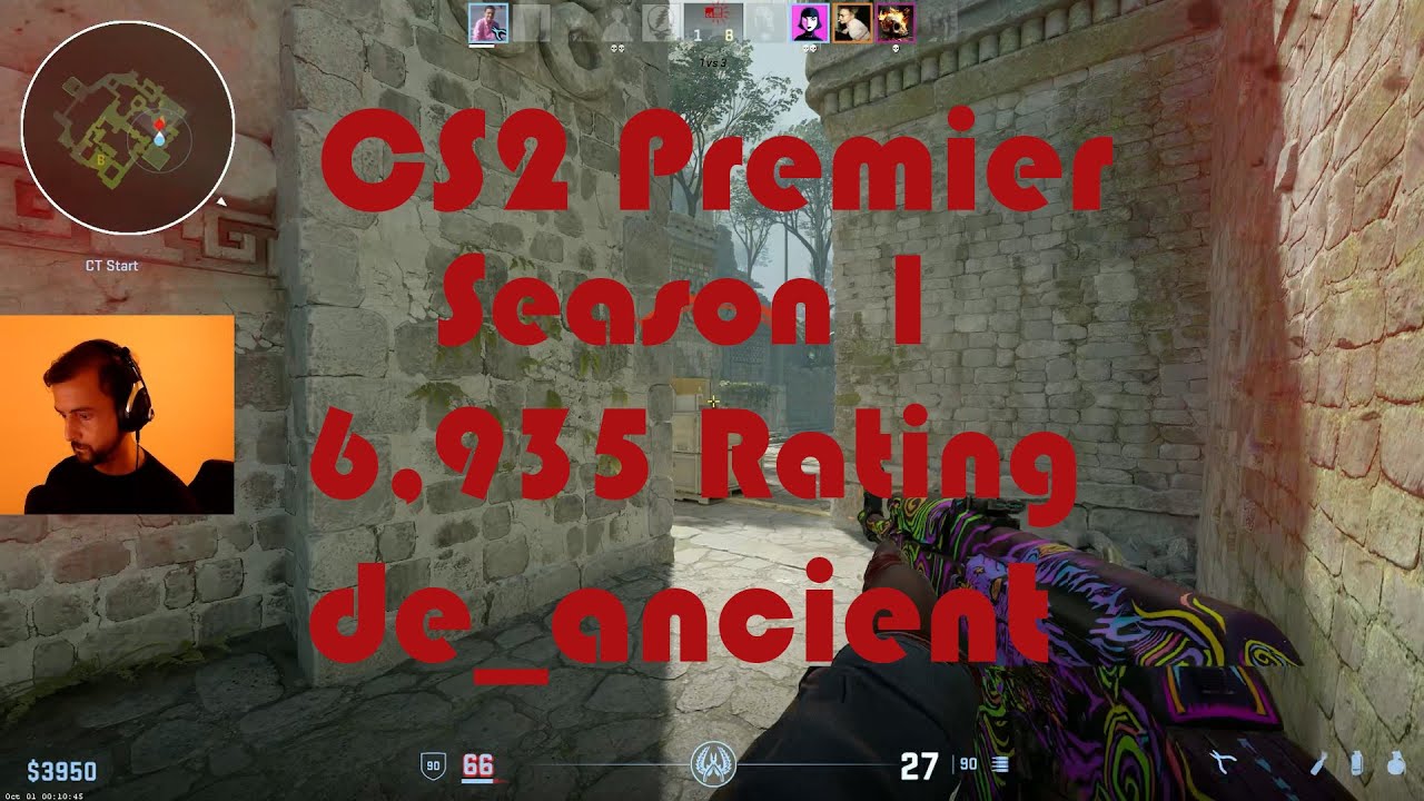 CS2 Premier Matchmaking - Season 1 - 6,935 Rating - de_ancient - YouTube