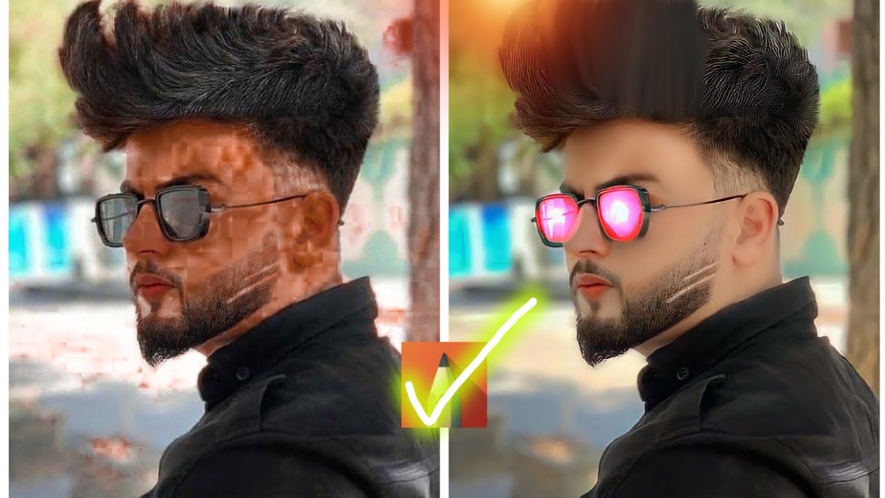 sketchbook app se photo editing pik #editing #subscribe #viralvideo ...