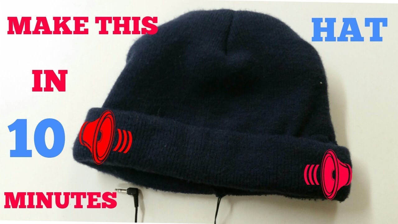 How to put sound in a hat - YouTube