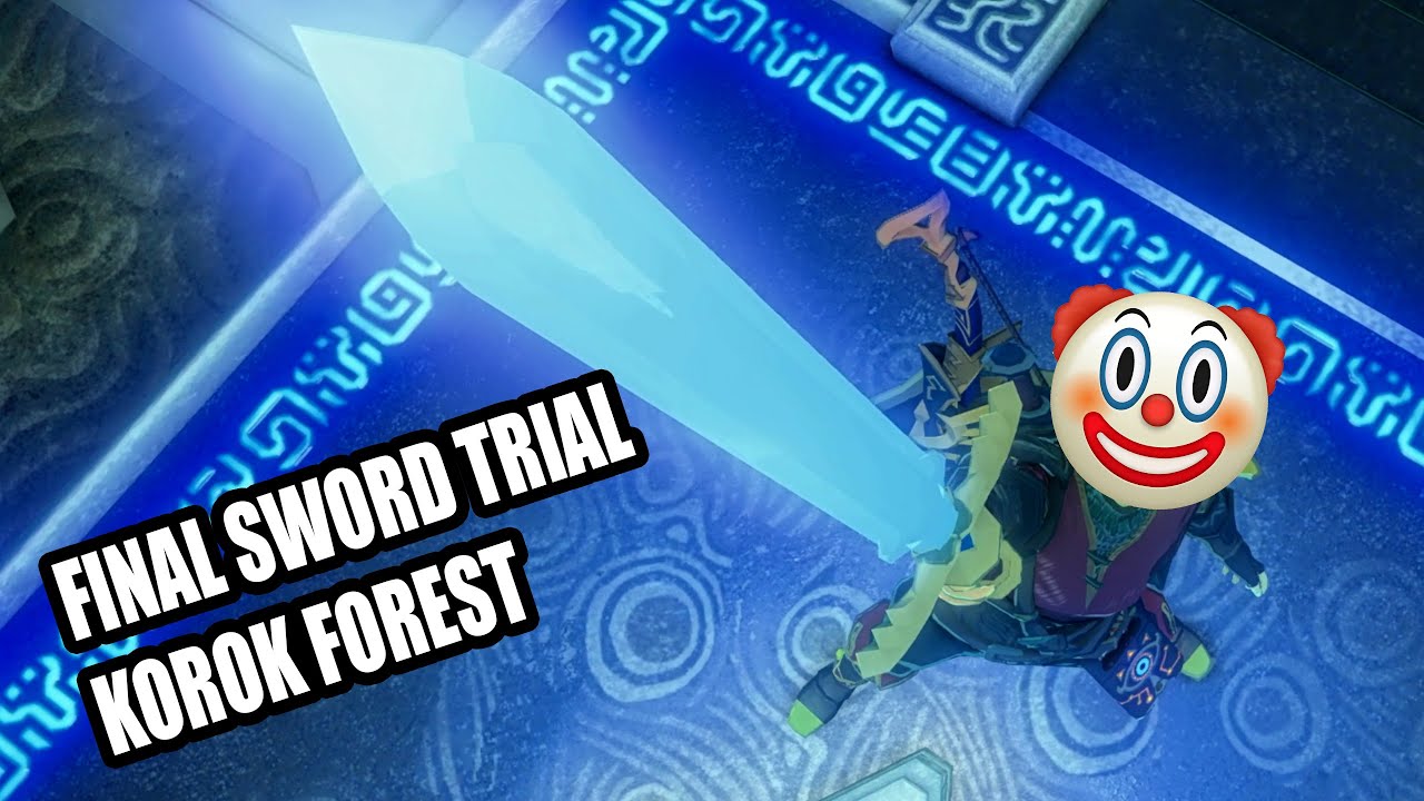 EVERYONE's emotions doing the final sword trial in KOROK Forest ...