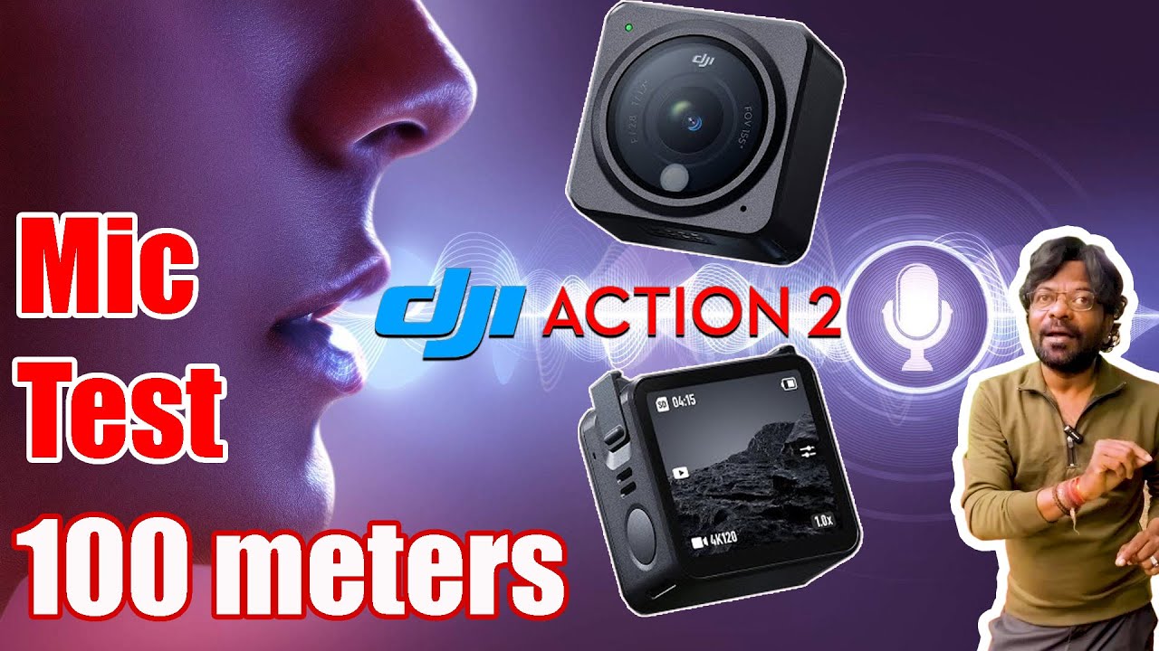 dji action 2 camera mic test 100 meters Odia | Dji action 2 ...