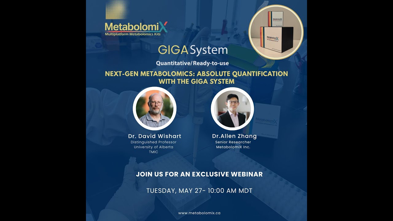Next-Gen Metabolomics: Absolute Quantification with the GIGA Kit - YouTube