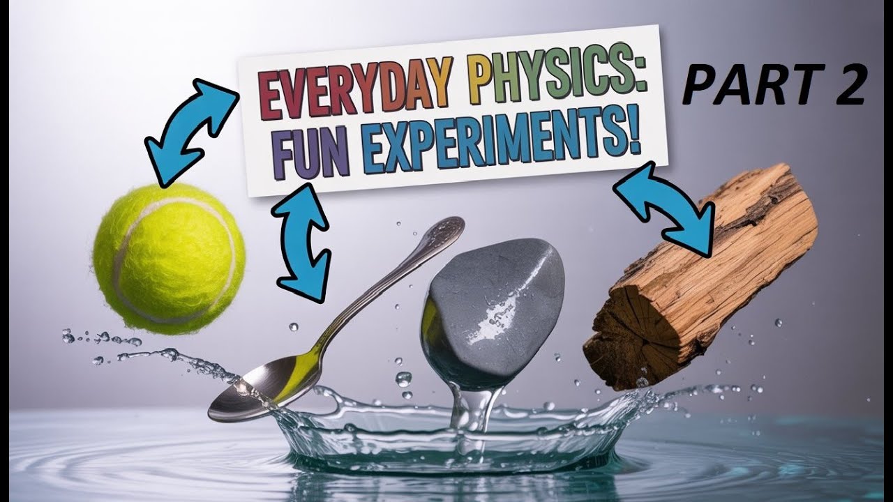 Part 2 : Everyday Physics: Fun Experiments You Won’t Forget I रोज़मर्रा ...