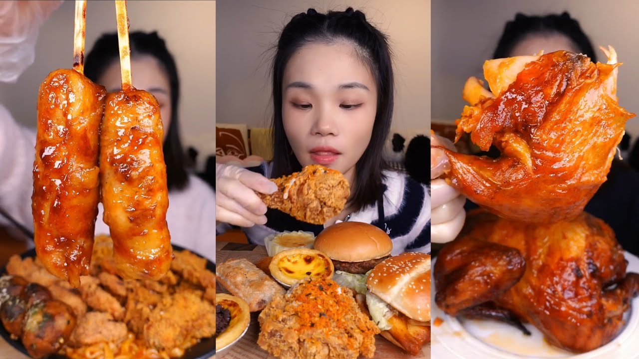 ASMR #1 MUKBANGER CHINESE EATING SHOW. @spuasmr3843 #yummy #food # ...