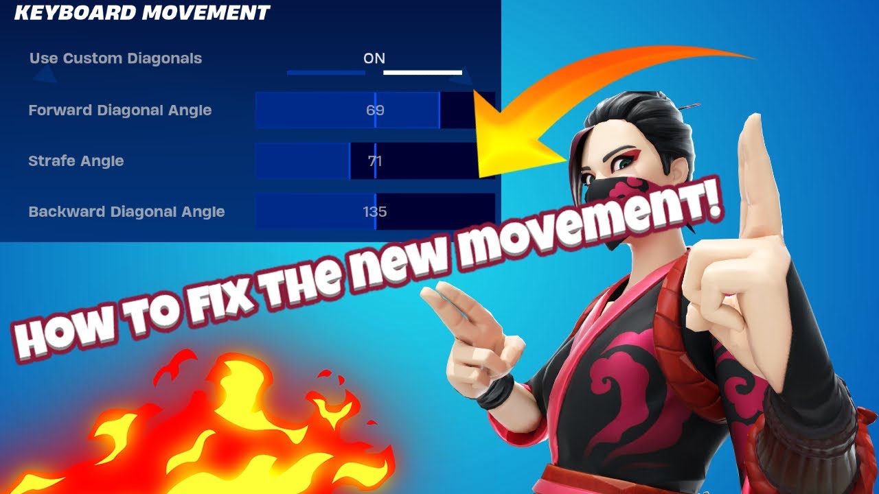 HOW TO FIX THE NEW MOVEMENT IN FORTNITE CHAPTER 5! - YouTube