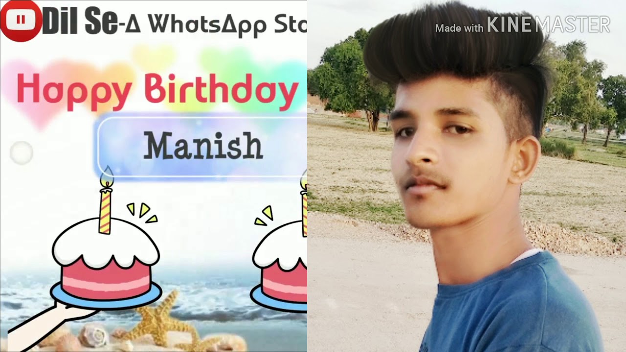 Happy birthday manish - YouTube