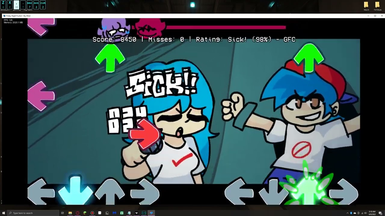 FNF NuSky/SkyVerse Mod - no star bc i dont play rhythm doctor and ...