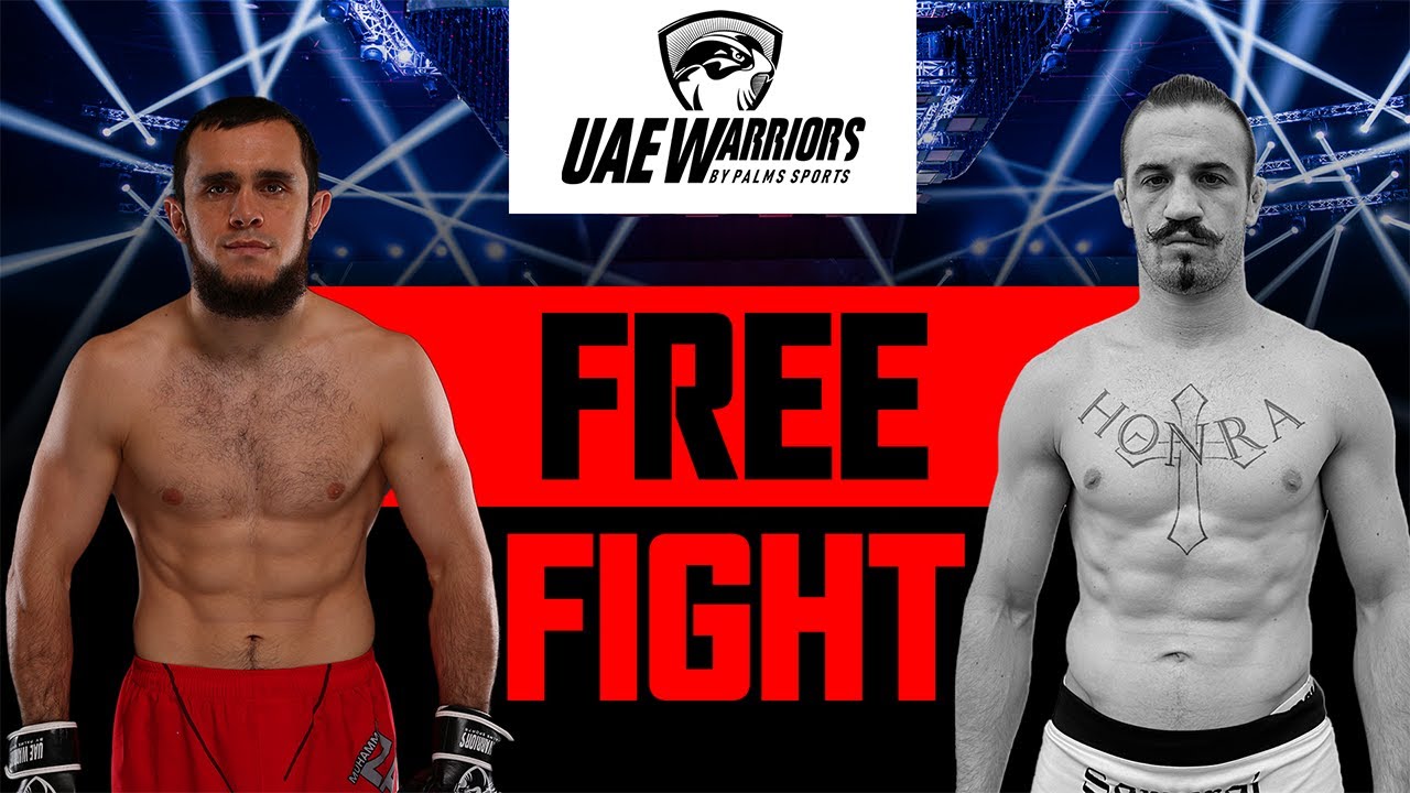 FREE FIGHT - Magomed Zaynukov vs Wilian Poles - UAE Warriors 51 - YouTube