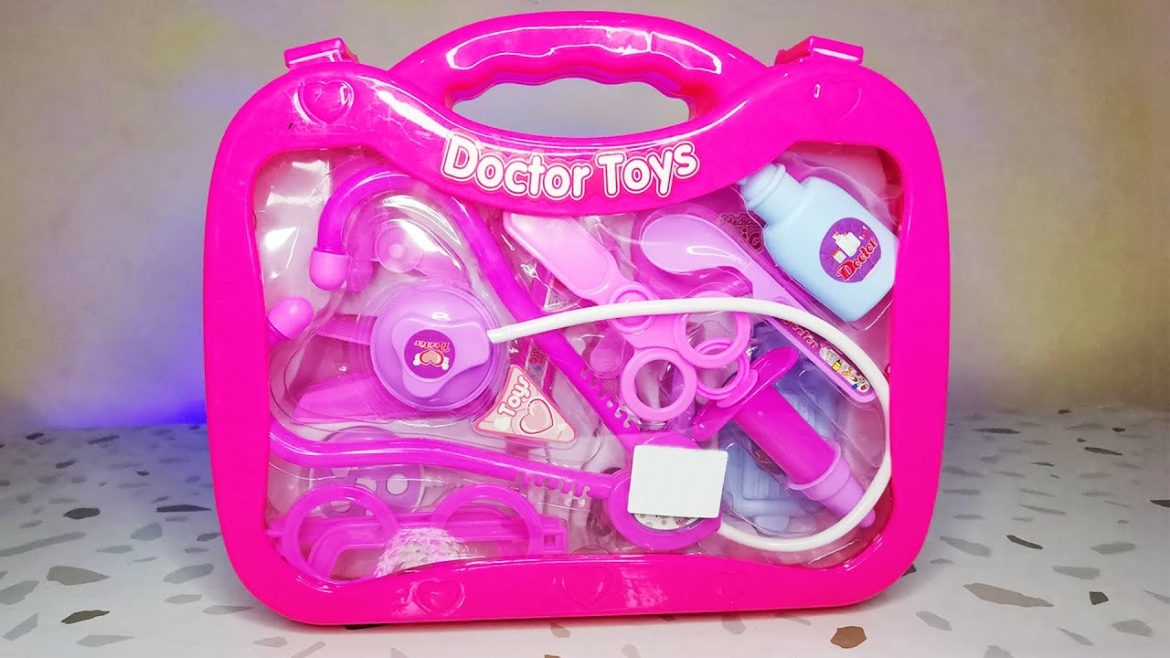 8 Minutes Satisfying Doctor Toys Pink Hello Kitty - Sanrio ASMR - YouTube