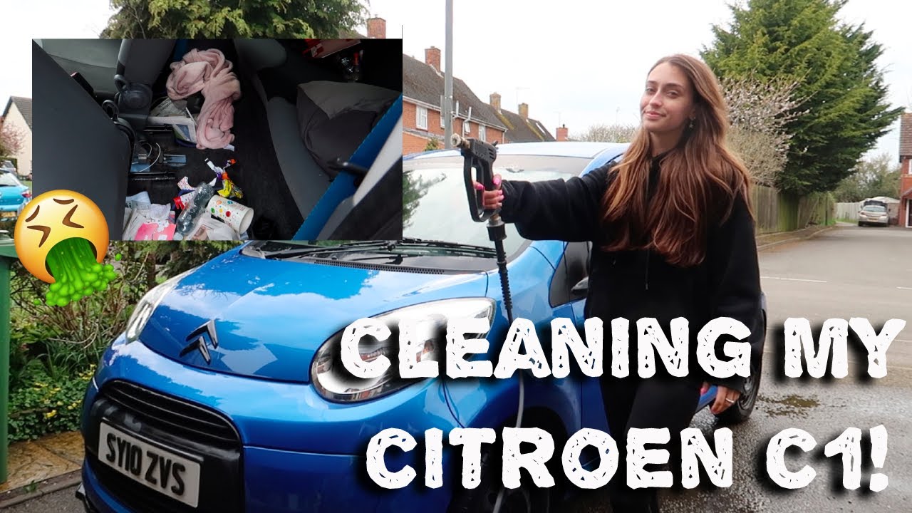 CLEANING MY CITROEN C1!! - YouTube