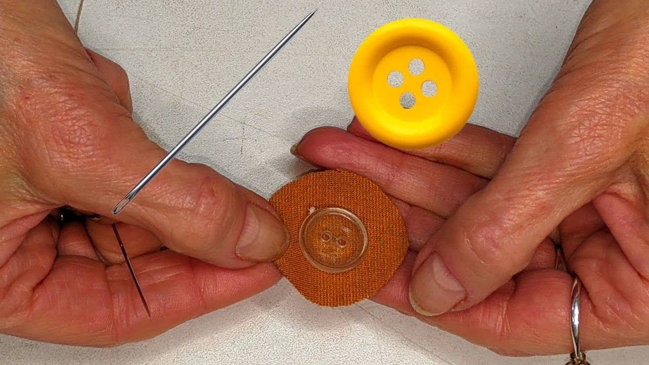 Versatile New Secret Quick Way To Sew On Button. How To Sew On Button ...