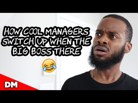 HOW COOL MANAGERS SWITCH UP WHEN THE BIG BOSS THERE | #Shorts - YouTube