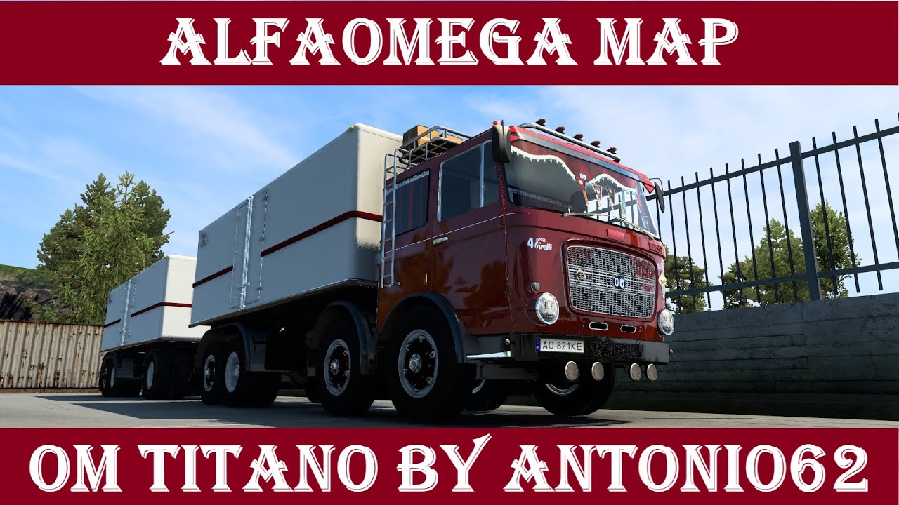 ETS2 (1.46). Alphaomega Map. Jota - Omega. OM Titano by Antonio62 ...