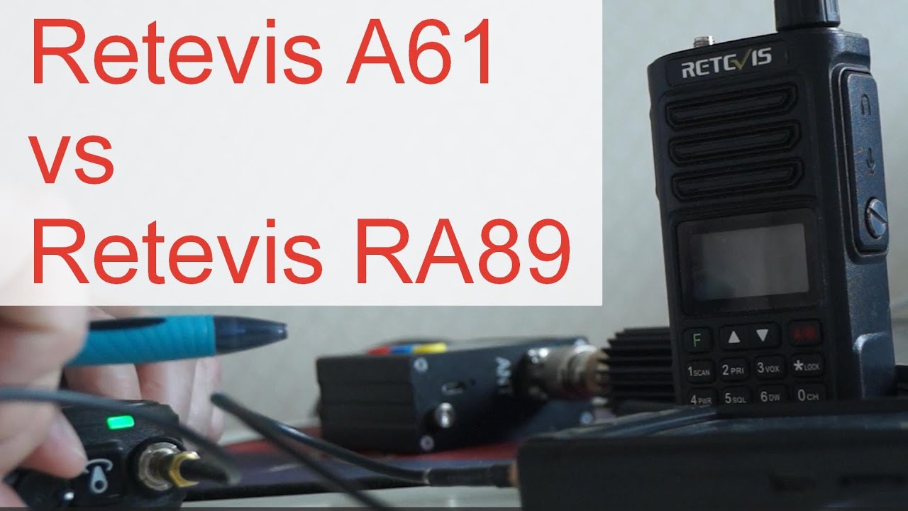 Retevis A61 vs Retevis RA89 - обзор сделанных на чипе Beken BK4819 ...