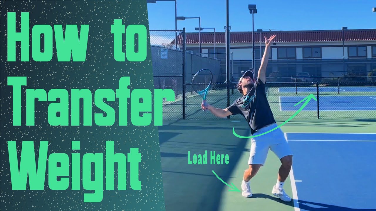 How to Transfer Weight Into Your Serve - Beginner to Advanced Players ...
