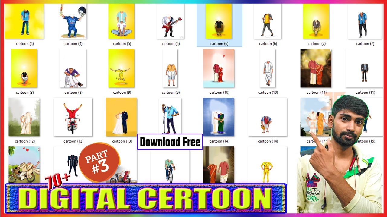 75+ VECTOR ART CARTOON CREATE || Digital Cartoon || Caricatures PNG ...