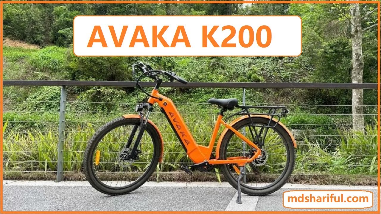 AVAKA K200 Electric Urban Commuting Bike | mdshariful.com - YouTube