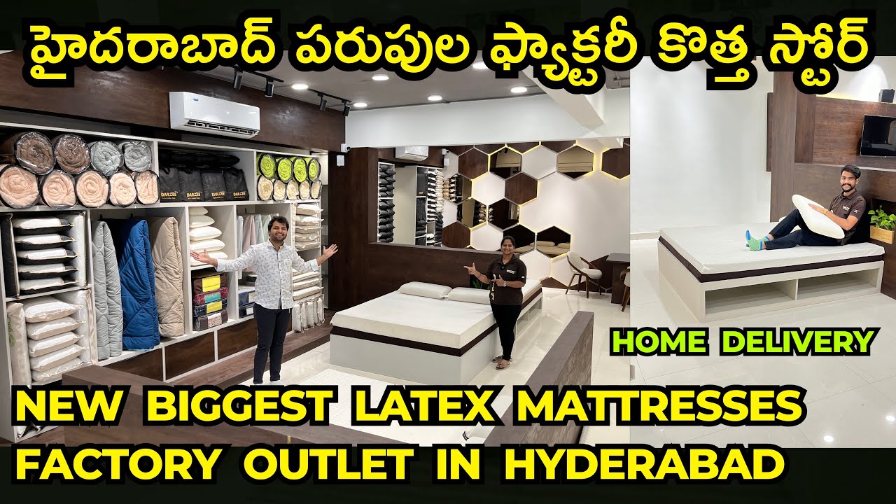 New & Biggest Darzee Brand Exclusive Thailand Latex Mattresses Factory ...