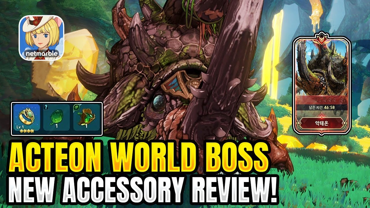 Acteon World Boss Showcase! New Accessory Review! 【Ni no Kuni: Cross ...