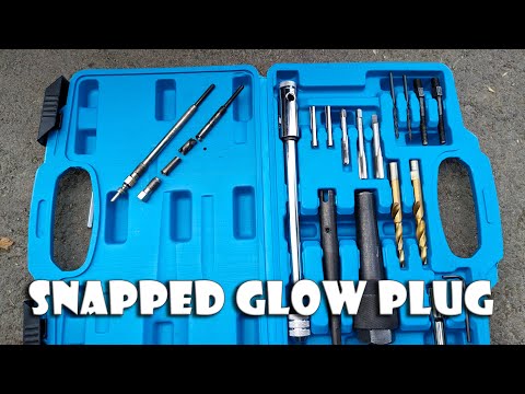 How to Remove Snapped in Half/Broken Glow Plug -  Vauxhall Astra H - Part 2