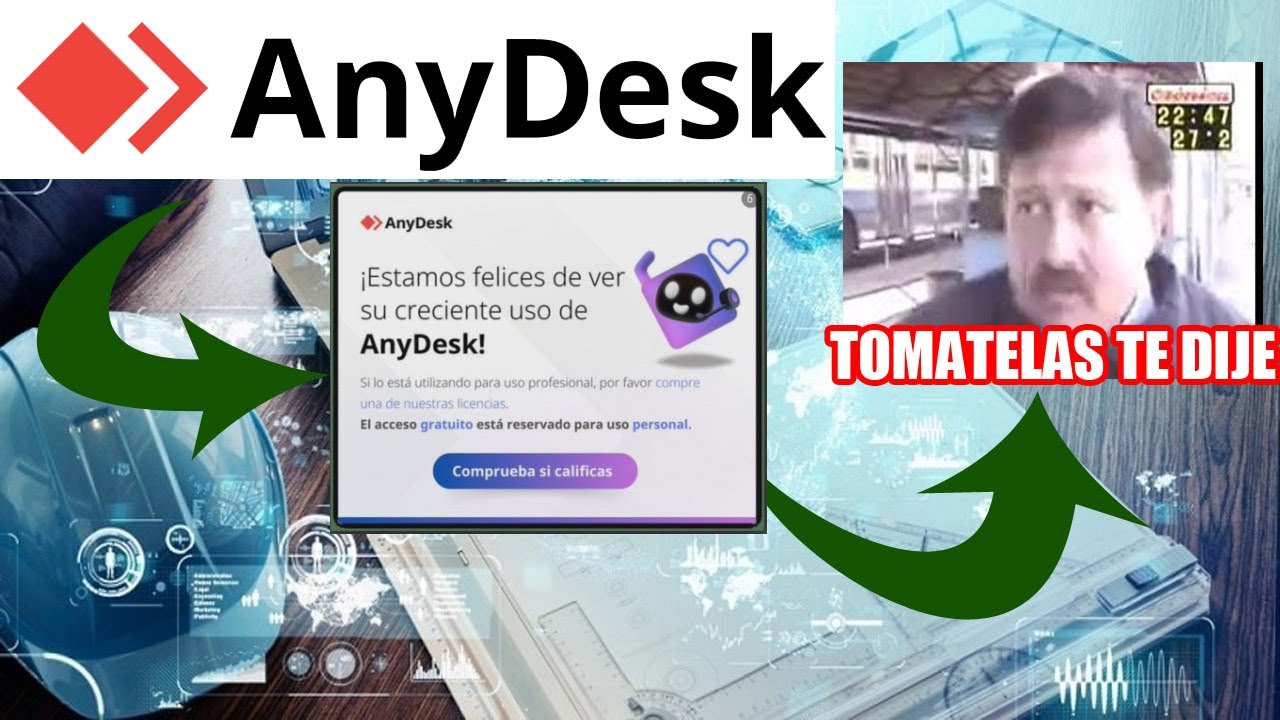 Quitar cuenta regresiva segundos y anuncios posible uso no comercial Anydesk 2024 licencia - YouTube