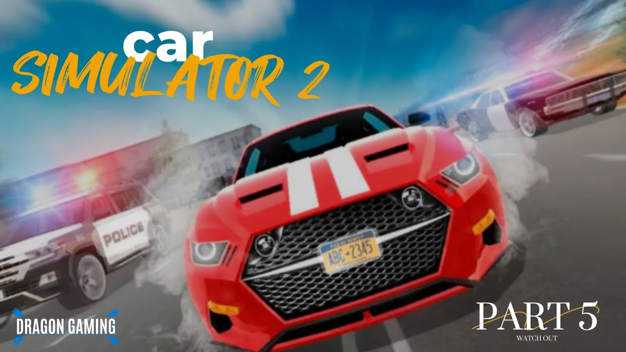 CAR GAME Part-5 (CAR SIMULATOR 2 ) IMPOSSIBLE 🌊...| #viral #trending # ...