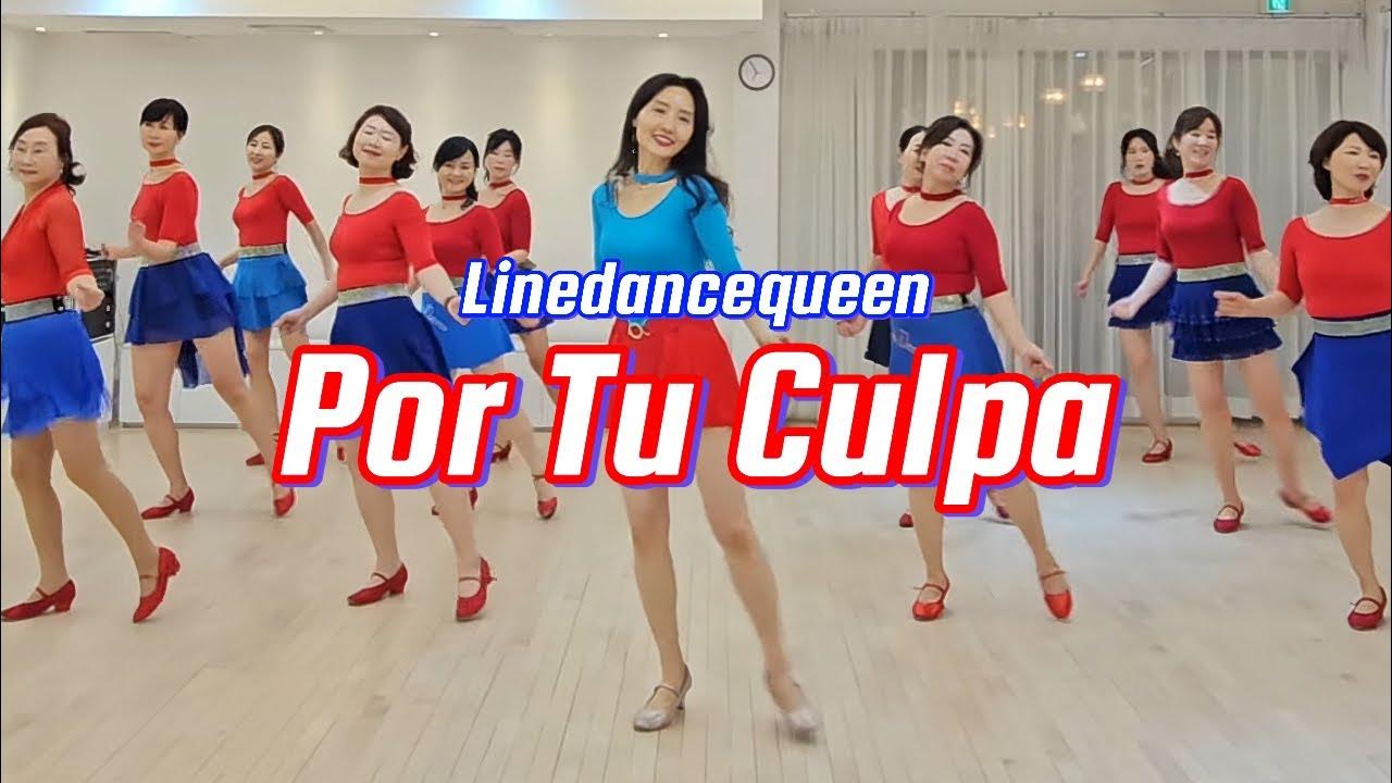 Por Tu Culpa Line Dance l Improver l 포 뚜 쿨파 라인댄스 l Linedancequeen l Junghye Yoon - YouTube