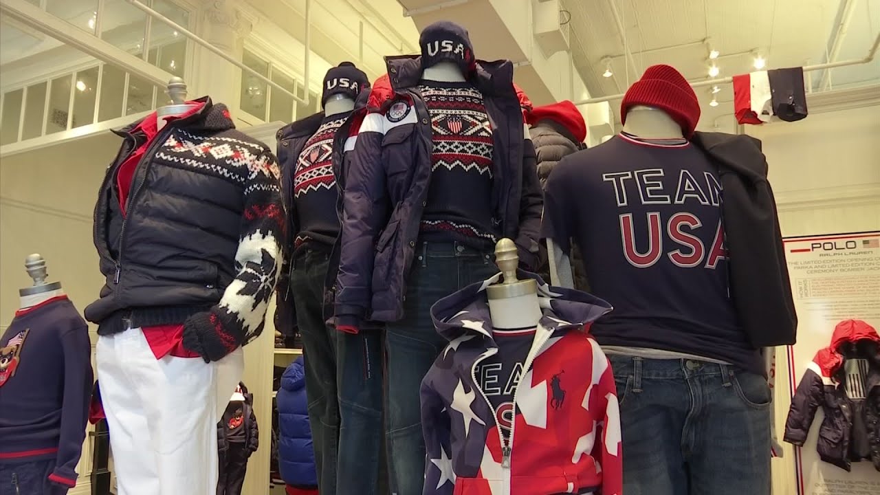 Team USA parade uniforms include touch of American frontier - YouTube