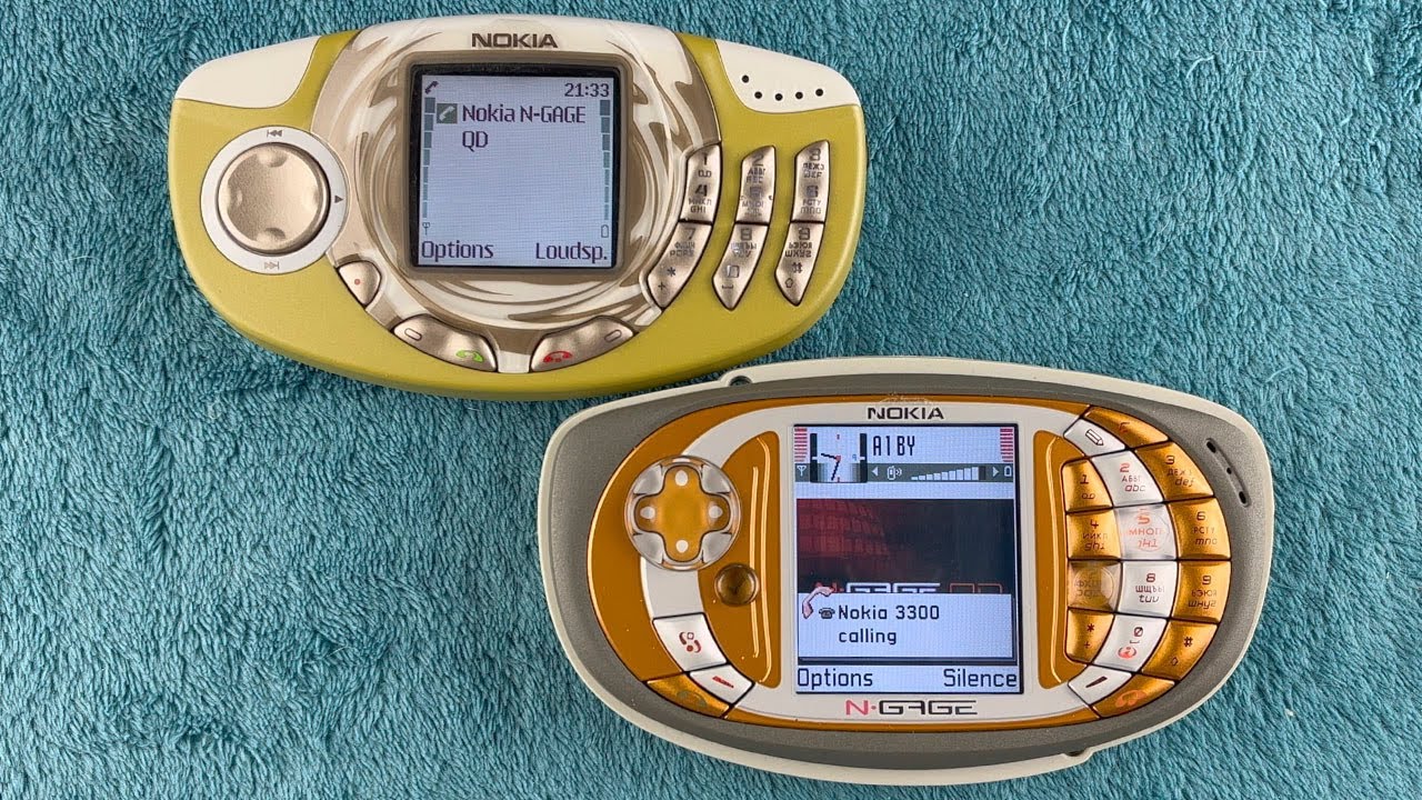 Calling from Nokia 3300 to N-GAGE QD and back - YouTube