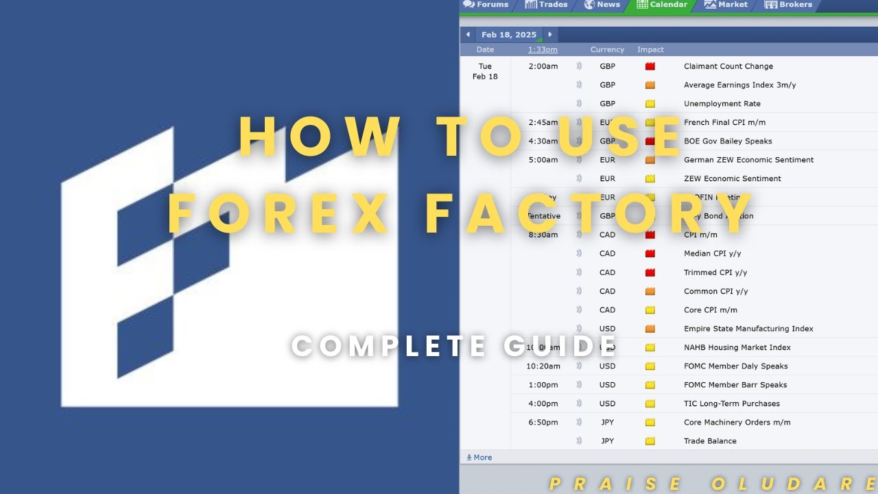 How To Use Forex Factory - YouTube