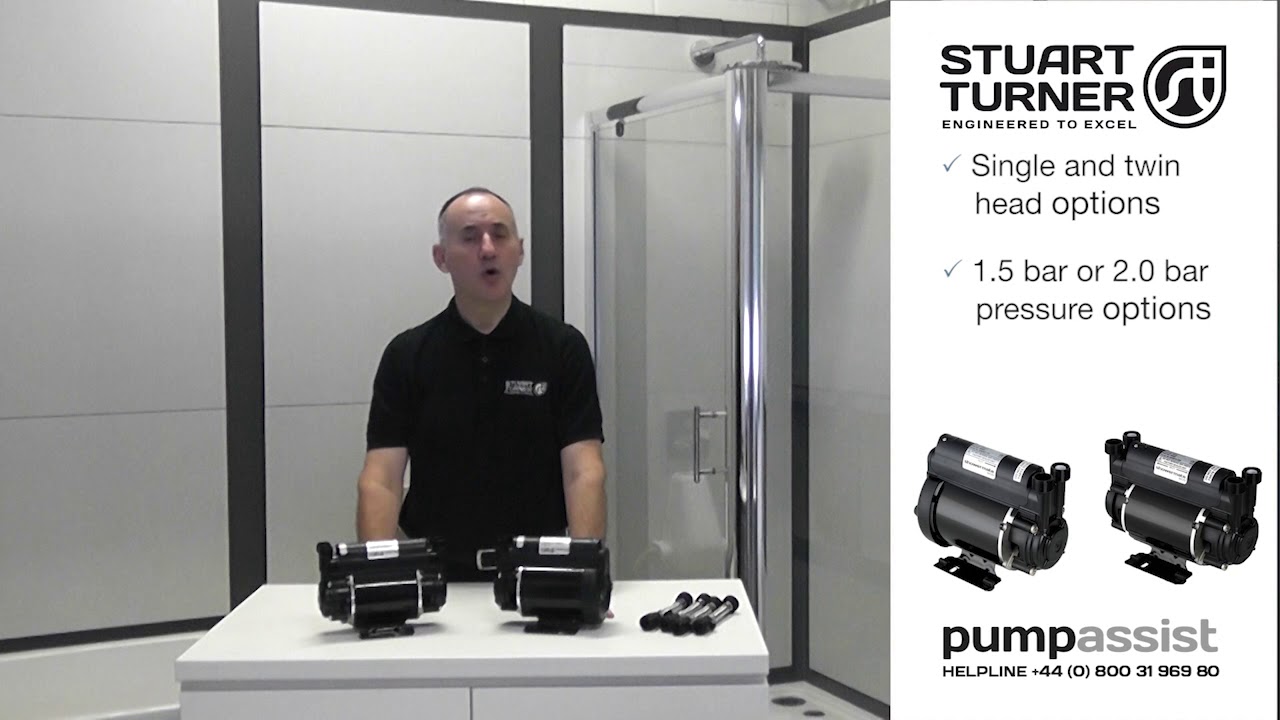 Showermate Eco – compact yet highly effective shower pump - YouTube