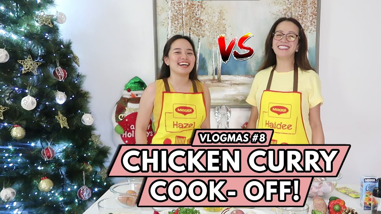 VLOGMAS 8: BEST CHICKEN RECIPE COOKING BATTLE! | Haidee and Hazel - YouTube