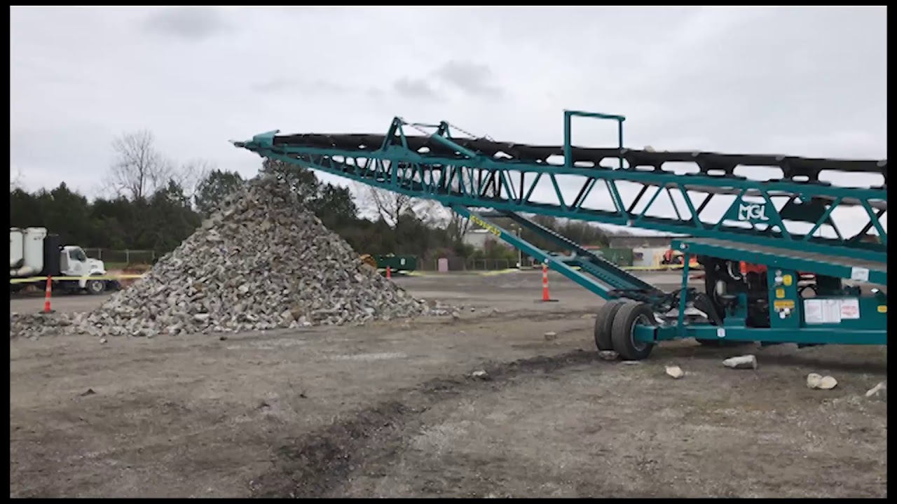 Evoquip Bison 280 Producing RipRap in TN - YouTube