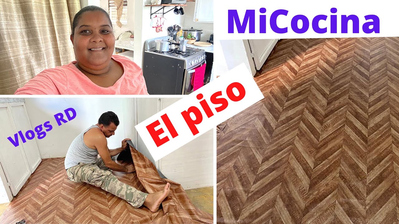 Vlogs Familiar/Como colocar piso de linóleo/ Pusimos el piso de la ...
