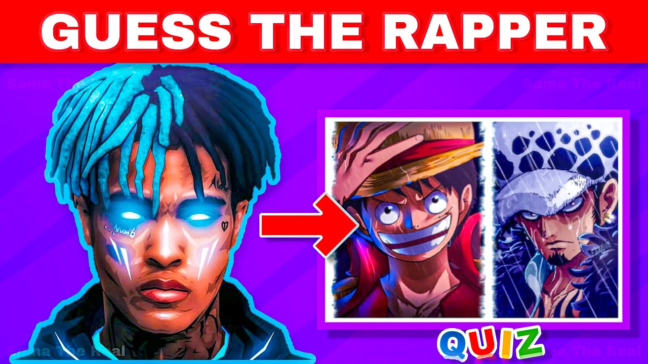 Guess The Rapper By One Piece Characters | Hard Rap Quiz - YouTube