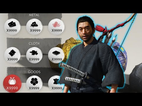 How to Get Unlimited Supplies, Gold, Steel, etc in Ghost of Tsushima
