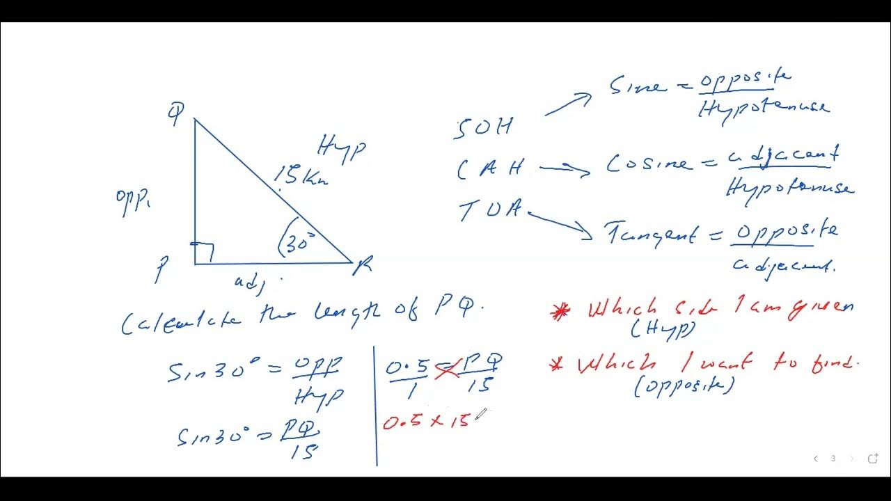 Pythagoras Theorem and Trig Ratio - YouTube