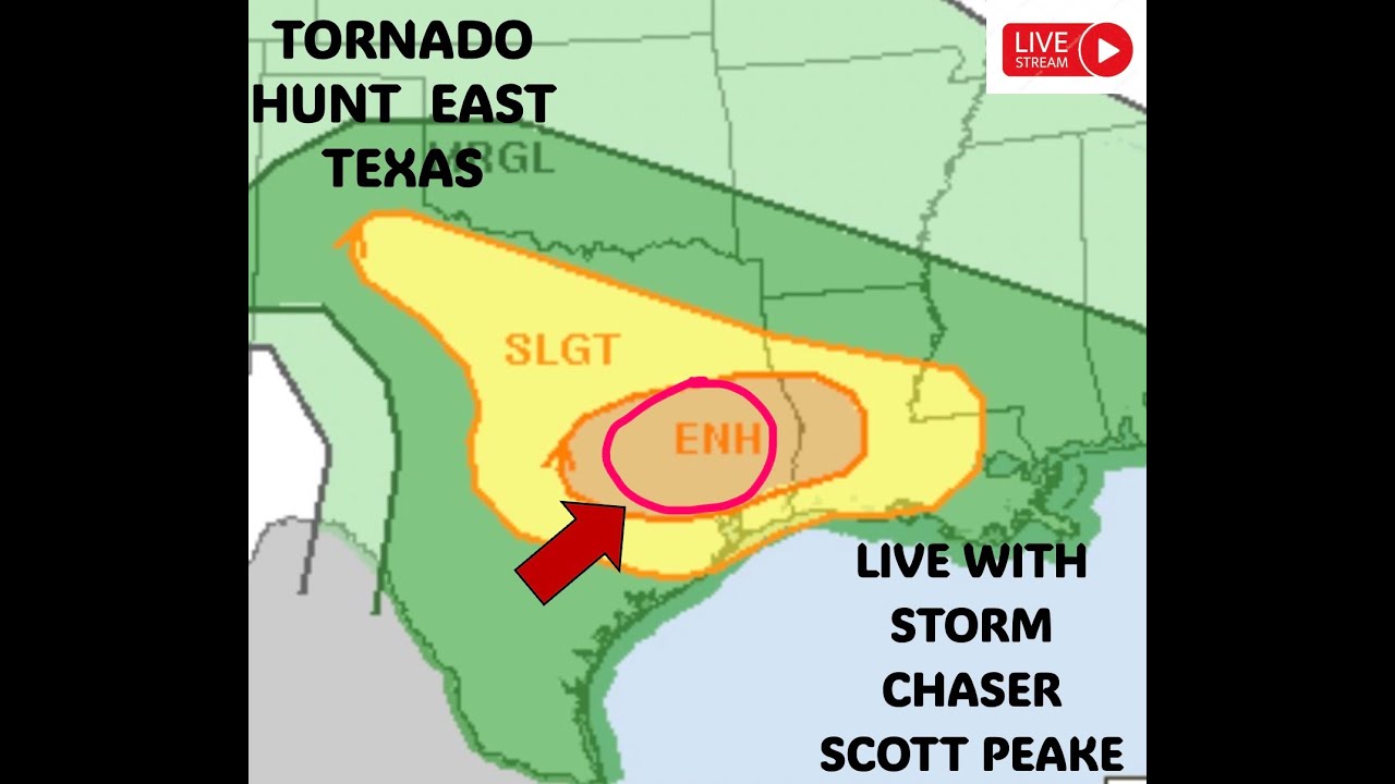 Tornado Hunt in East Texas - YouTube