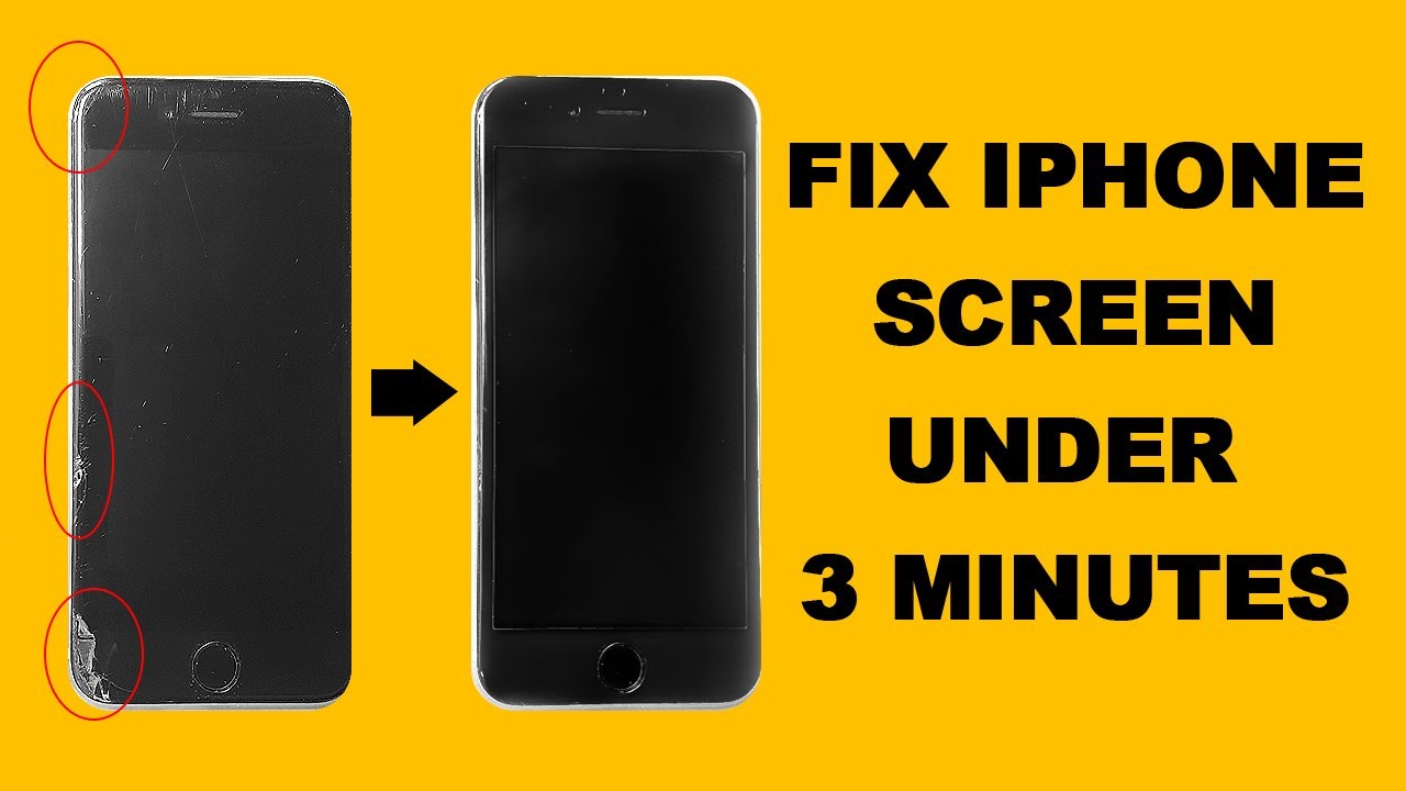IPhone 6 / 6S Screen Quick Fix Under 3 Minutes - YouTube