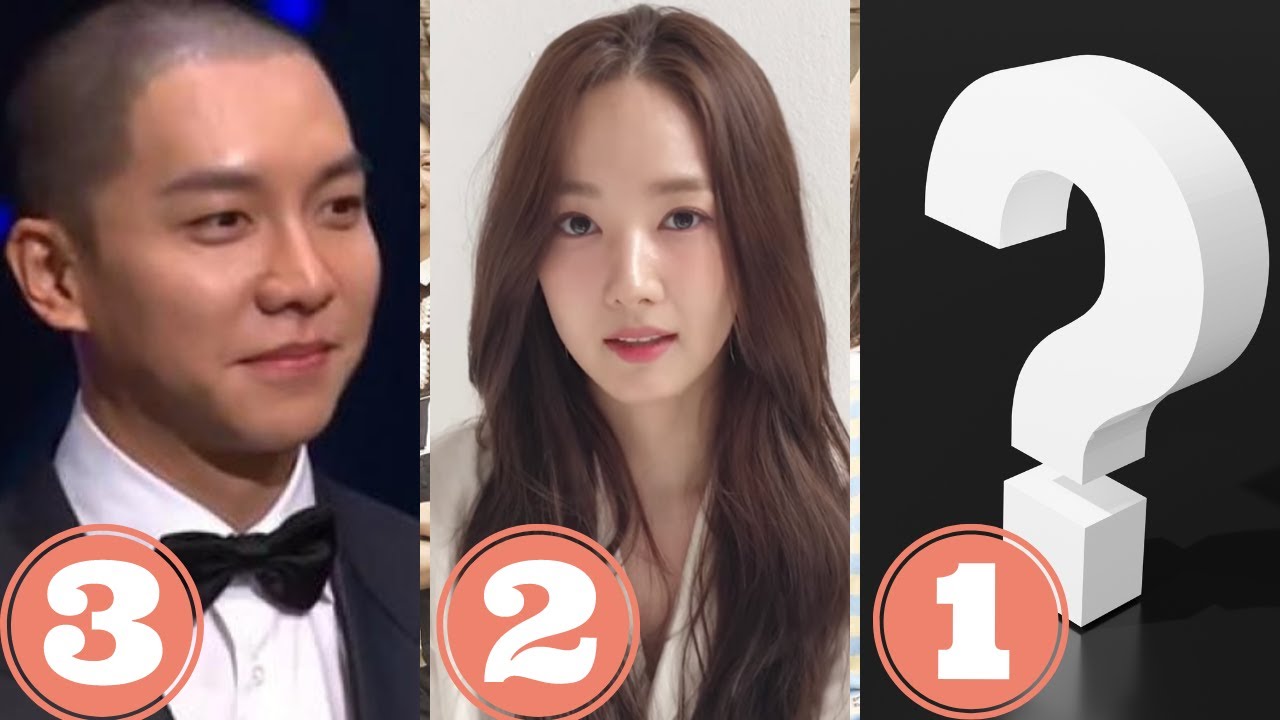 3rd place Lee Seung-gi 2nd place Park Min-young The star who gave the ...